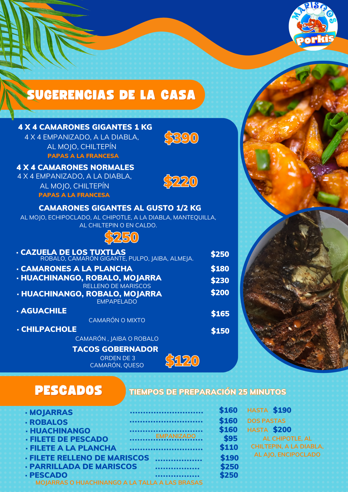 Carta menú - mariscosporkis Carta menú - mariscosporkis